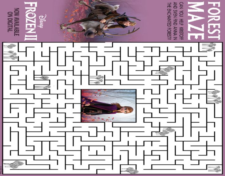 Frozen II Activity Sheets and Coloring Pages - Free Printables - MomSkoop