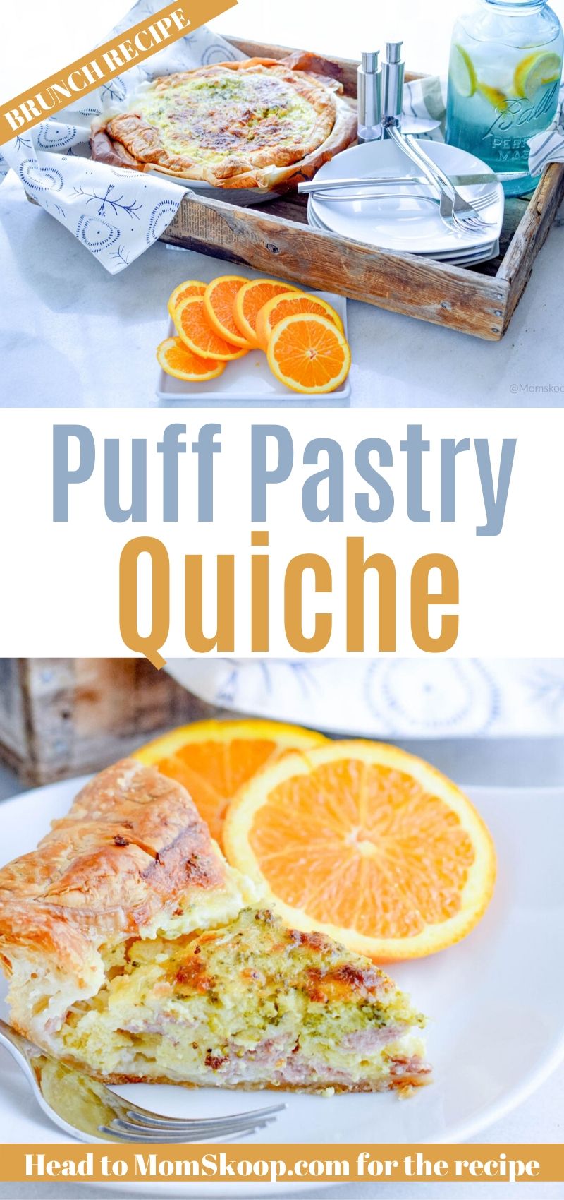 Quick and Easy to Make Puff Pastry Quiche - MomSkoop