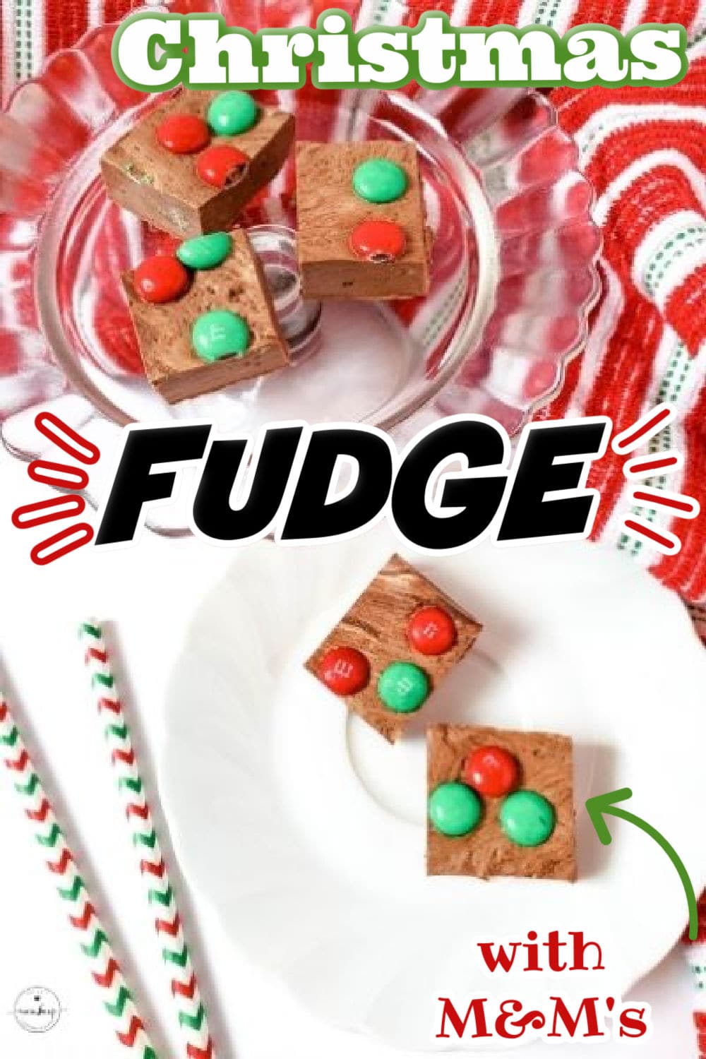 Easy Christmas Fudge with M&M's - MomSkoop